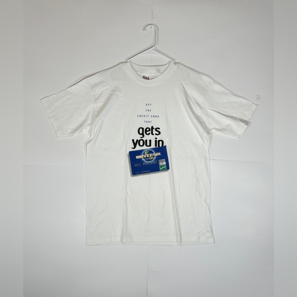 TRY | Shirts | Try Universal Studios Credit Card Promo Tshirt Sz Large ...